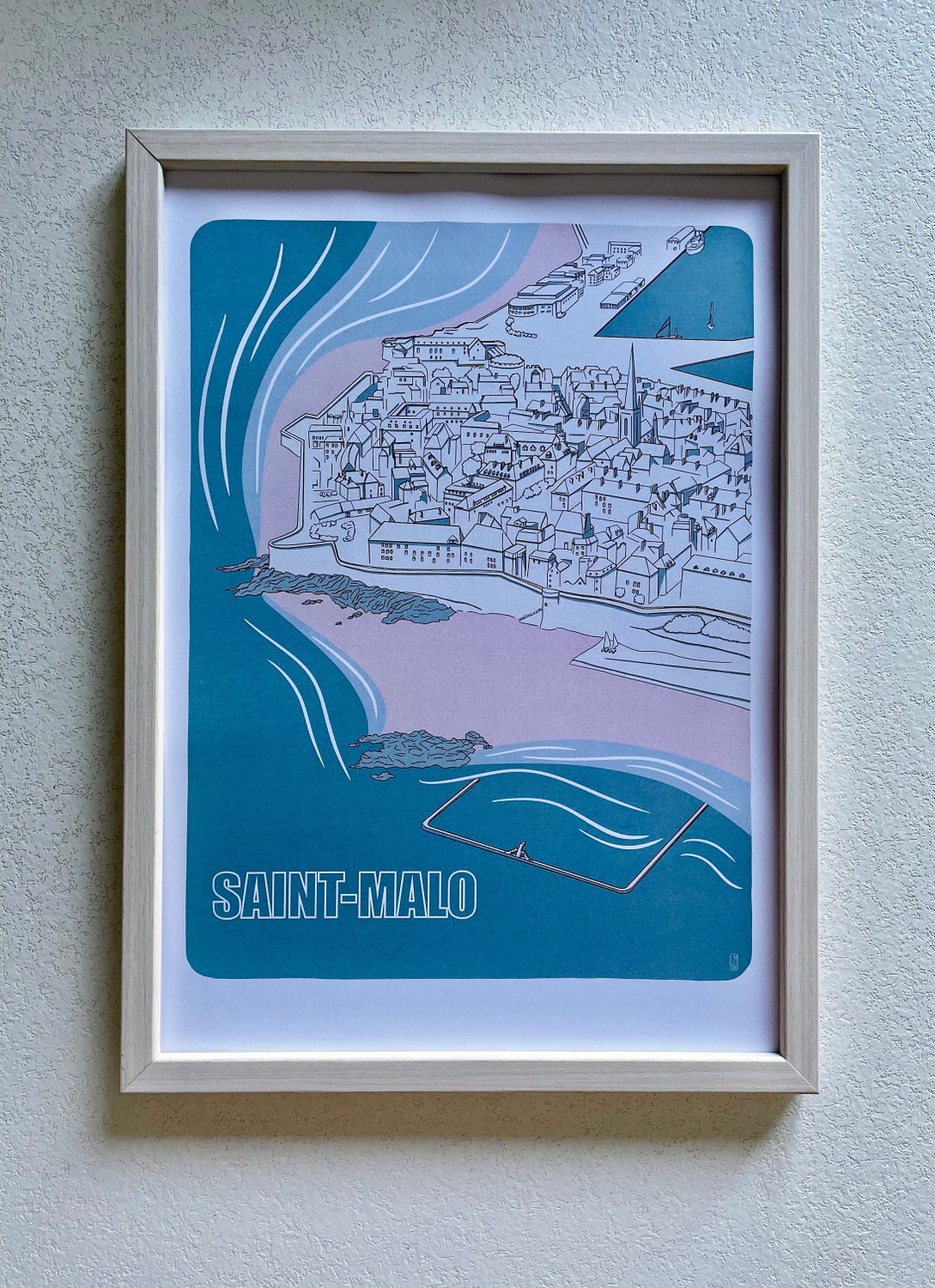Poster Saint-malo Series in Excursion - Etsy