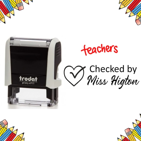 Teacher Stamps - Etsy