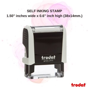 SELF INKING STAMP, Book Stamp, Custom Library Stamp, Library of Stamp ...