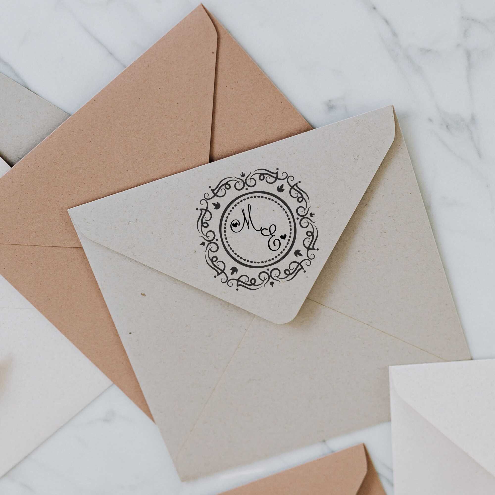 MONOGRAM STAMP MONOGRAM Wedding Stamp Wedding Monogram | Etsy