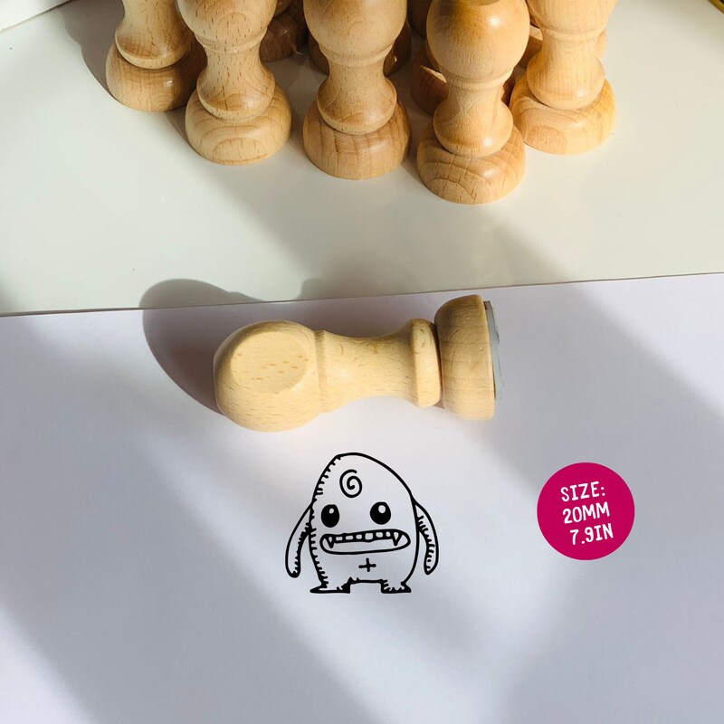 Monster Stamps - Etsy