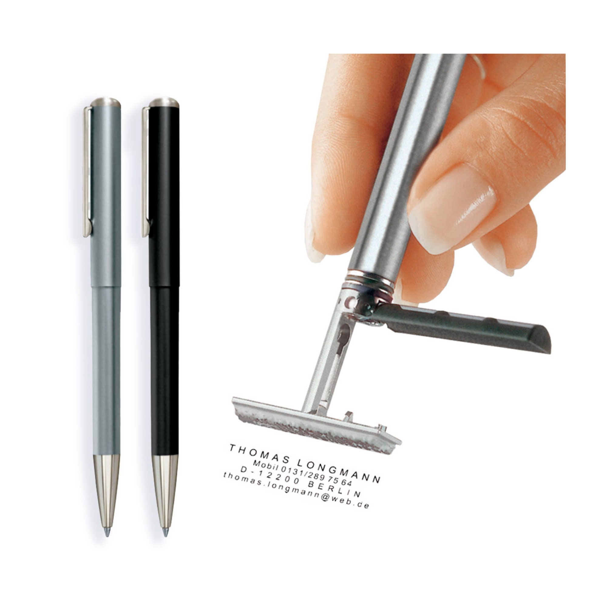 CUSTOM STAMP PEN Heri Classic Stamp Pen 33x87mm - Etsy