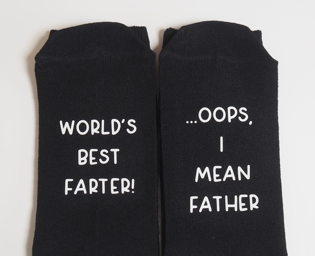 Fart Socks/ Best Father/ Best Farter/ Dad’s Socks/ Daddy Socks ...