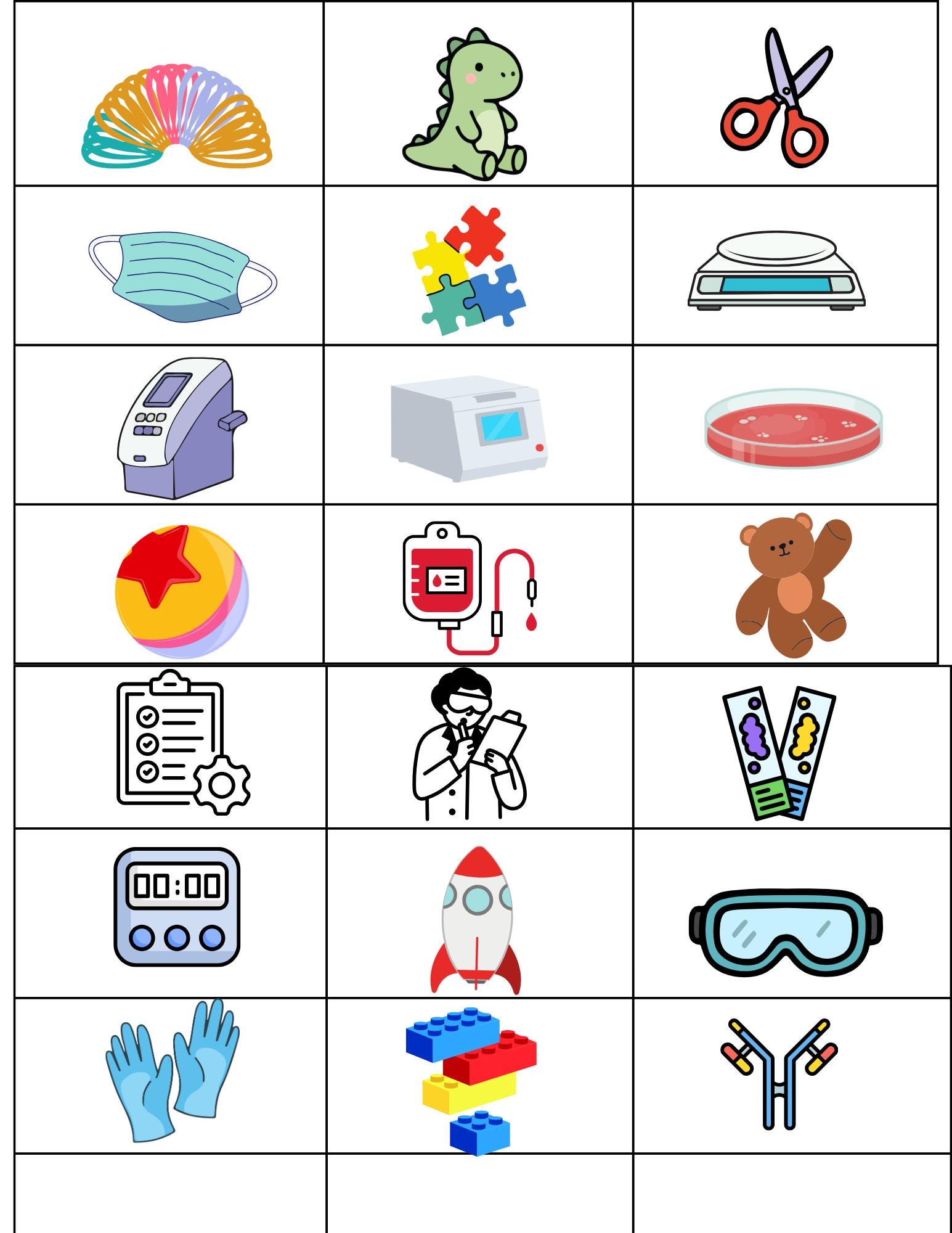 Lab Week Bingo Game Printable | Medical Laboratory Week Activity | Lab ...