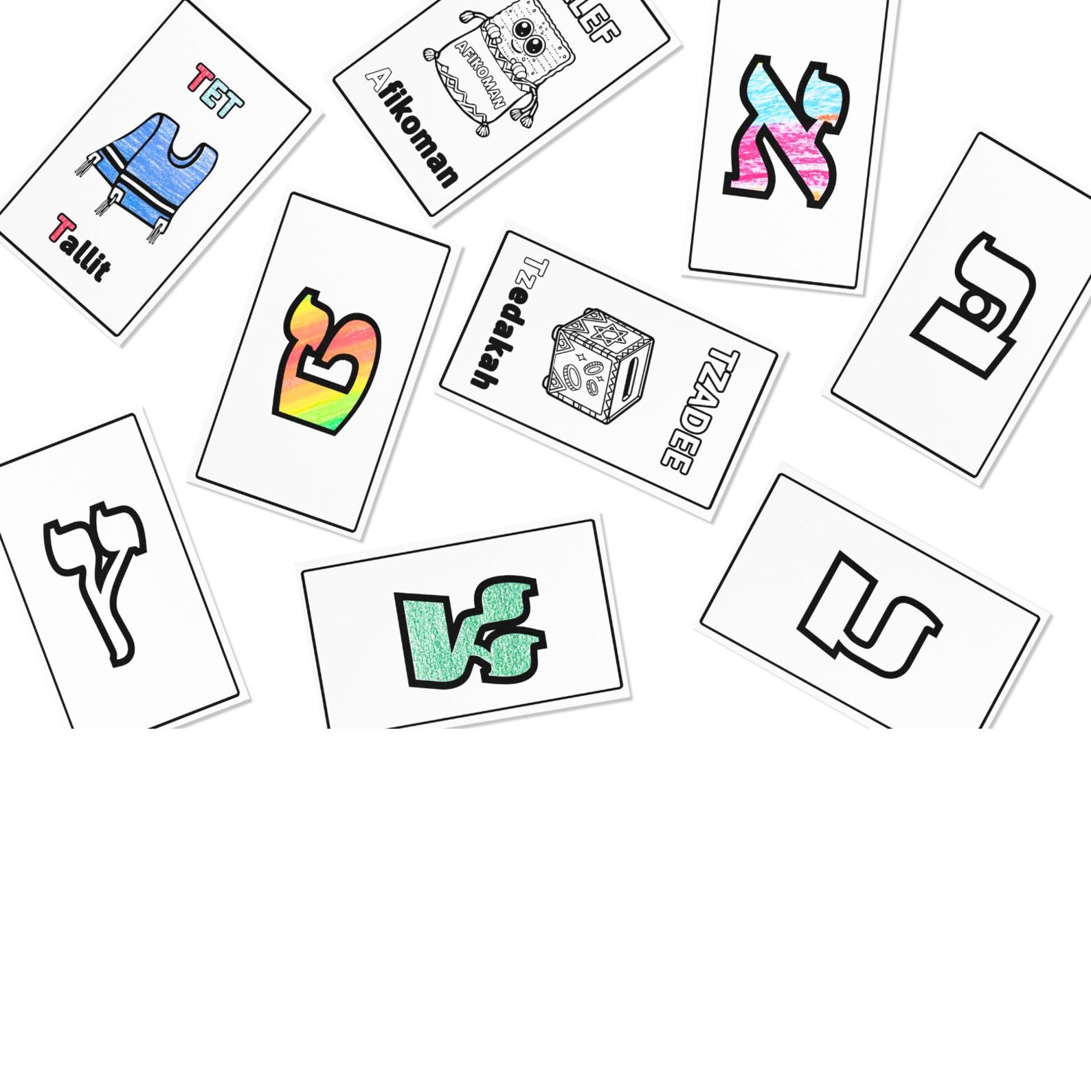 Color & Learn Alef-bet Phonetics - Etsy