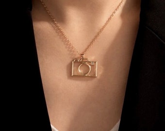 Gold Camera Charm | Etsy