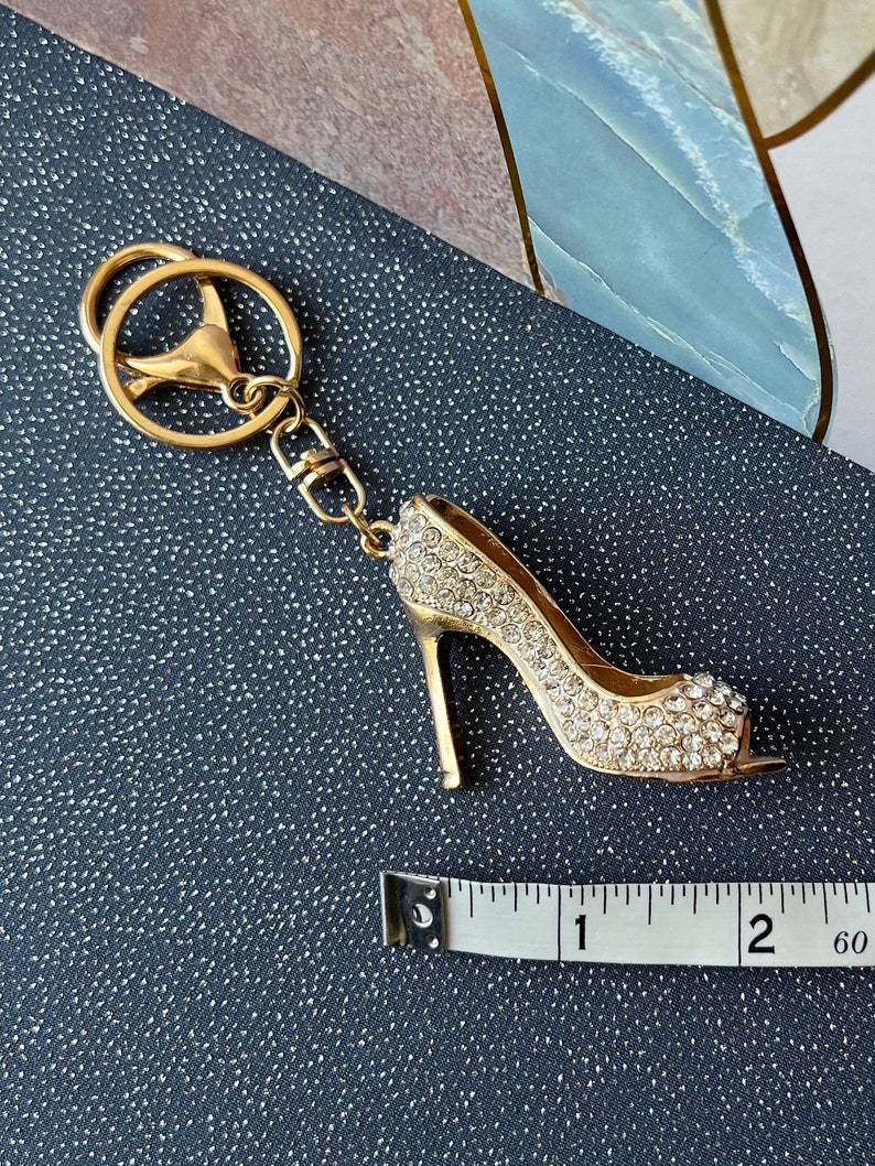 Sparkling Heel Keychain - Etsy