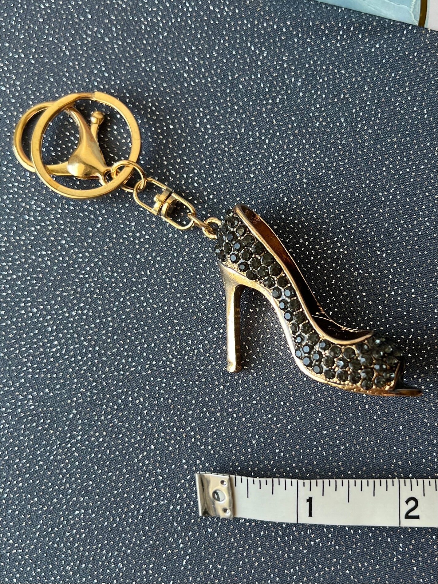 Sparkling Heel Keychain - Etsy