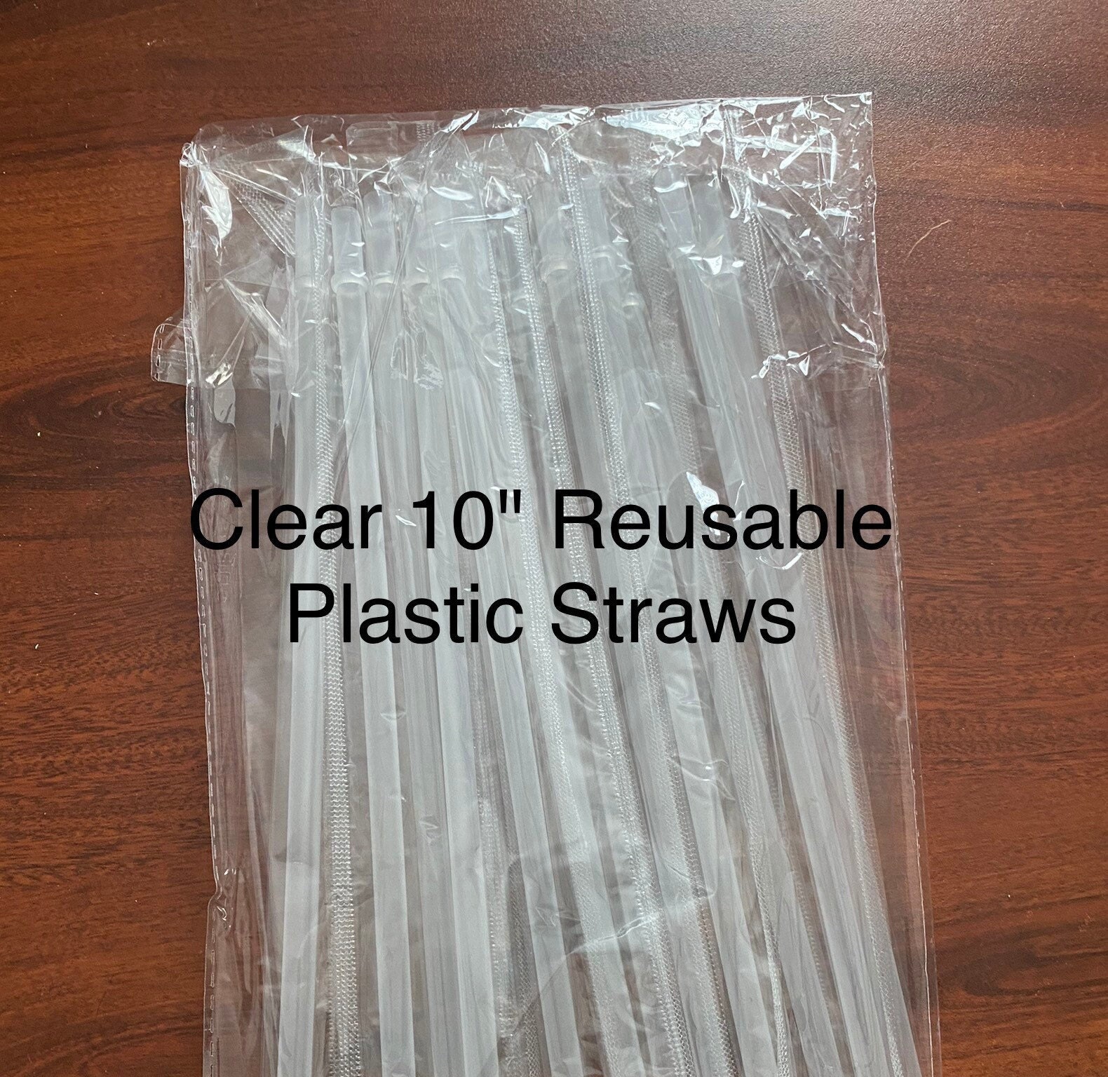 10 Reusable Plastic Straws 50 Pack - Etsy