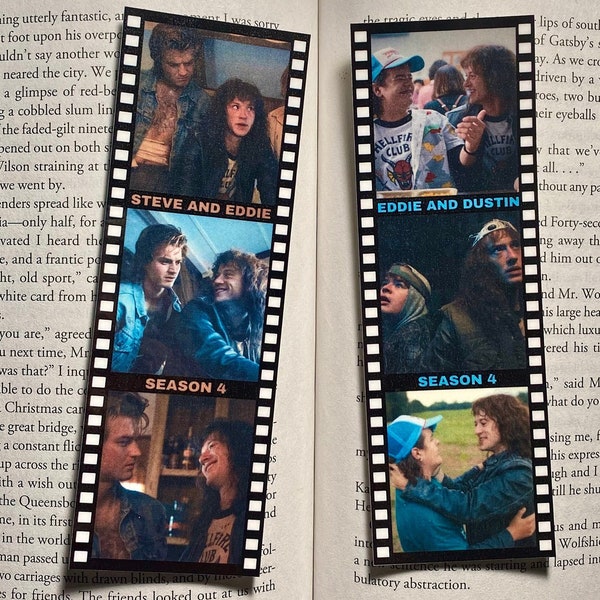 Mike Wheeler and Will Byers Stranger Things Laminated Bookmarks Photo ...