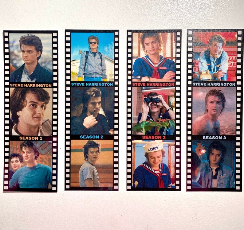 Steve Harrington Stranger Things Laminated Bookmarks Photo - Etsy