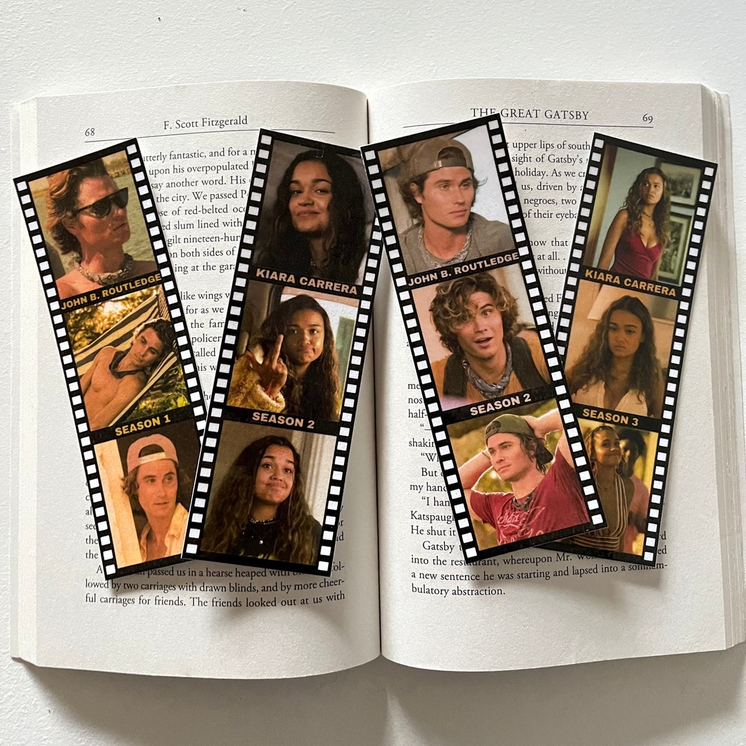 John B Routledge and Kiara Carrera Outer Banks Laminated Bookmarks ...