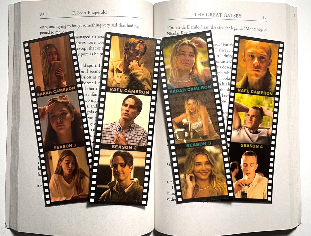 Sarah Cameron and Rafe Cameron Outer Banks Laminated Bookmarks || Photo ...