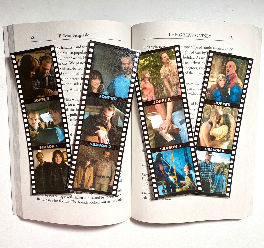 Jopper (joyce and Hopper) Stranger Things Laminated Bookmarks || Photo ...
