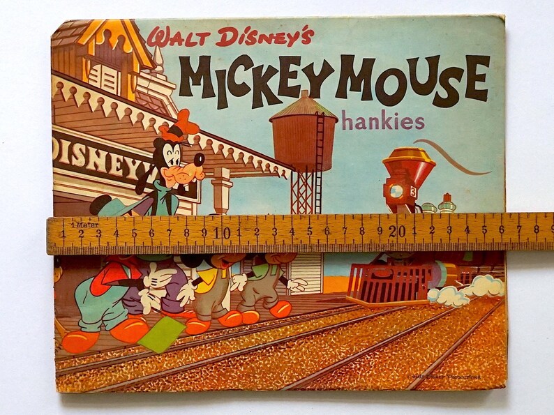 60s Walt Disney's Mickey Mouse Handkerchiefs days of - Etsy