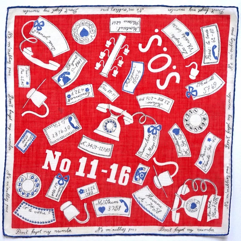 Lipstick Handkerchiefs - Etsy