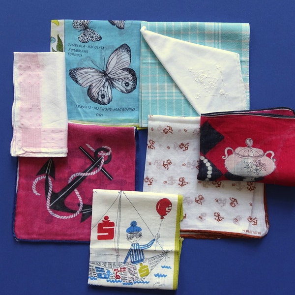 Vintage Handkerchief - Etsy
