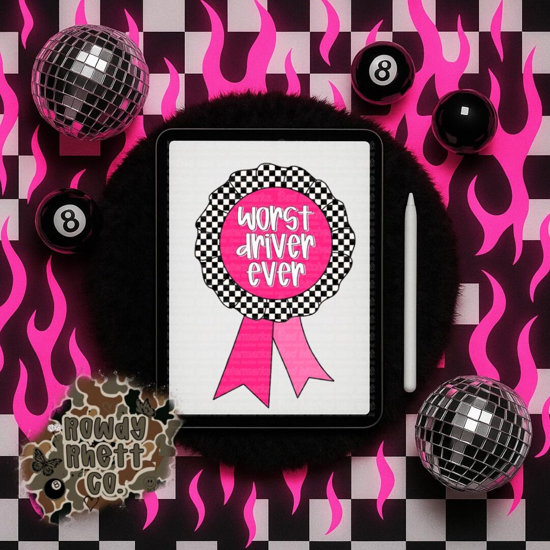 DIGITAL DESIGN ONLY | Worst Driver Ever Png | Award Ribbon Png | Png ...