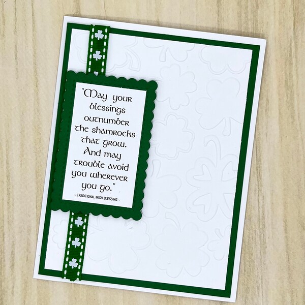Irish Blessing Card - Etsy