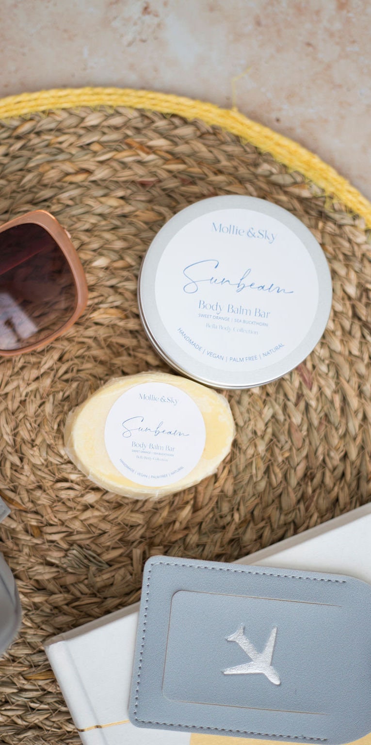 Aromatherapy Pulse Point Balm Body Balm Bar Solid Moisturiser Bar Sweet Orange Body Moisturiser ...