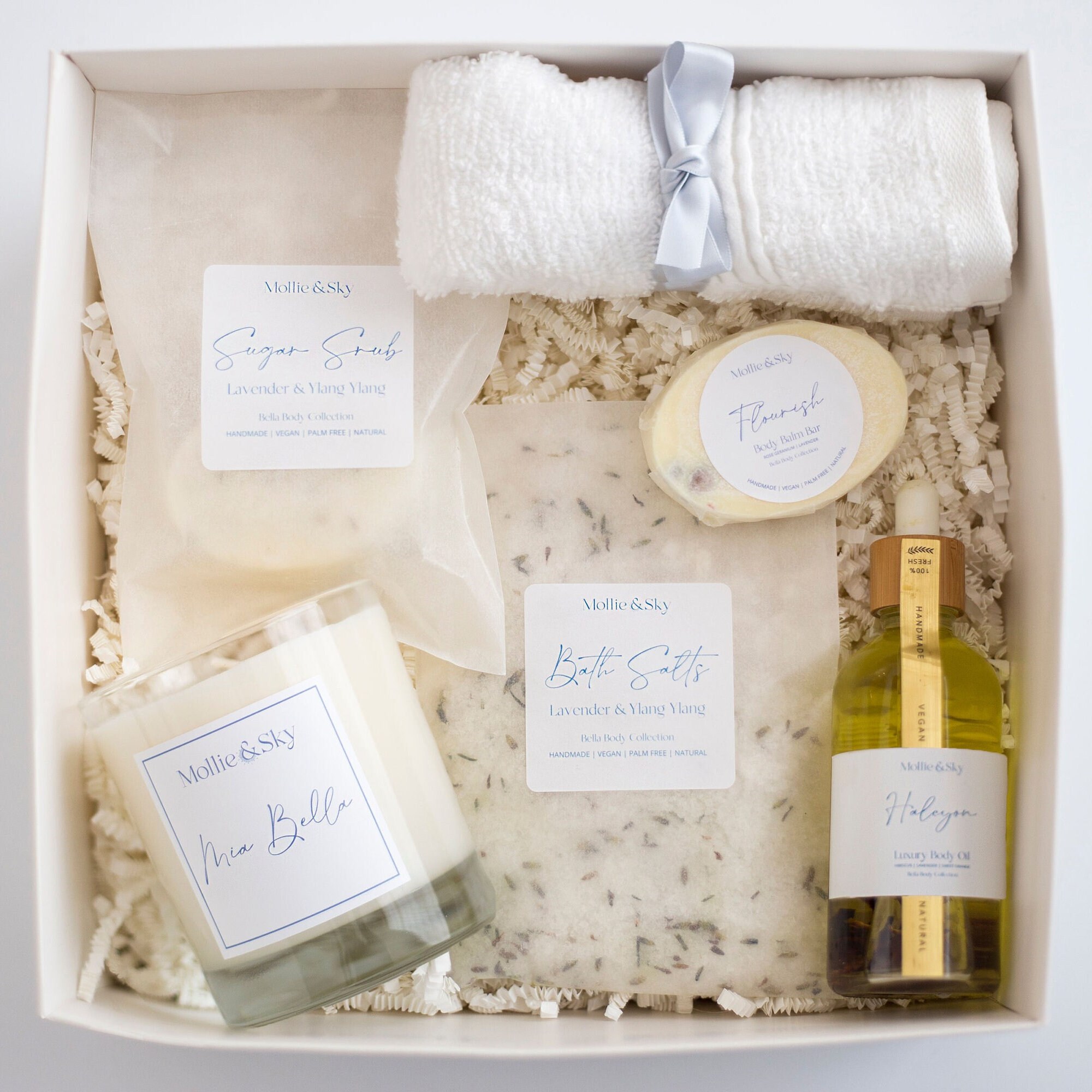 Luxury Gift Box Candle Soy Gift Set Spa Box Gift for Friend Thank You ...