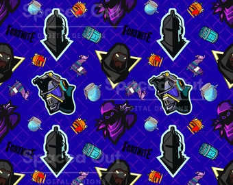 Fortnight Seamless Pattern - Etsy