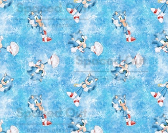 Sonic Hedgehog Seamless File - Etsy