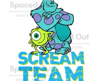 Scream Team Png - Etsy