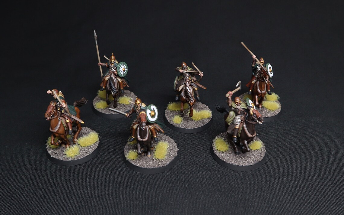 Commission Painted Riders of Rohan Middle Earth Strategy | Etsy