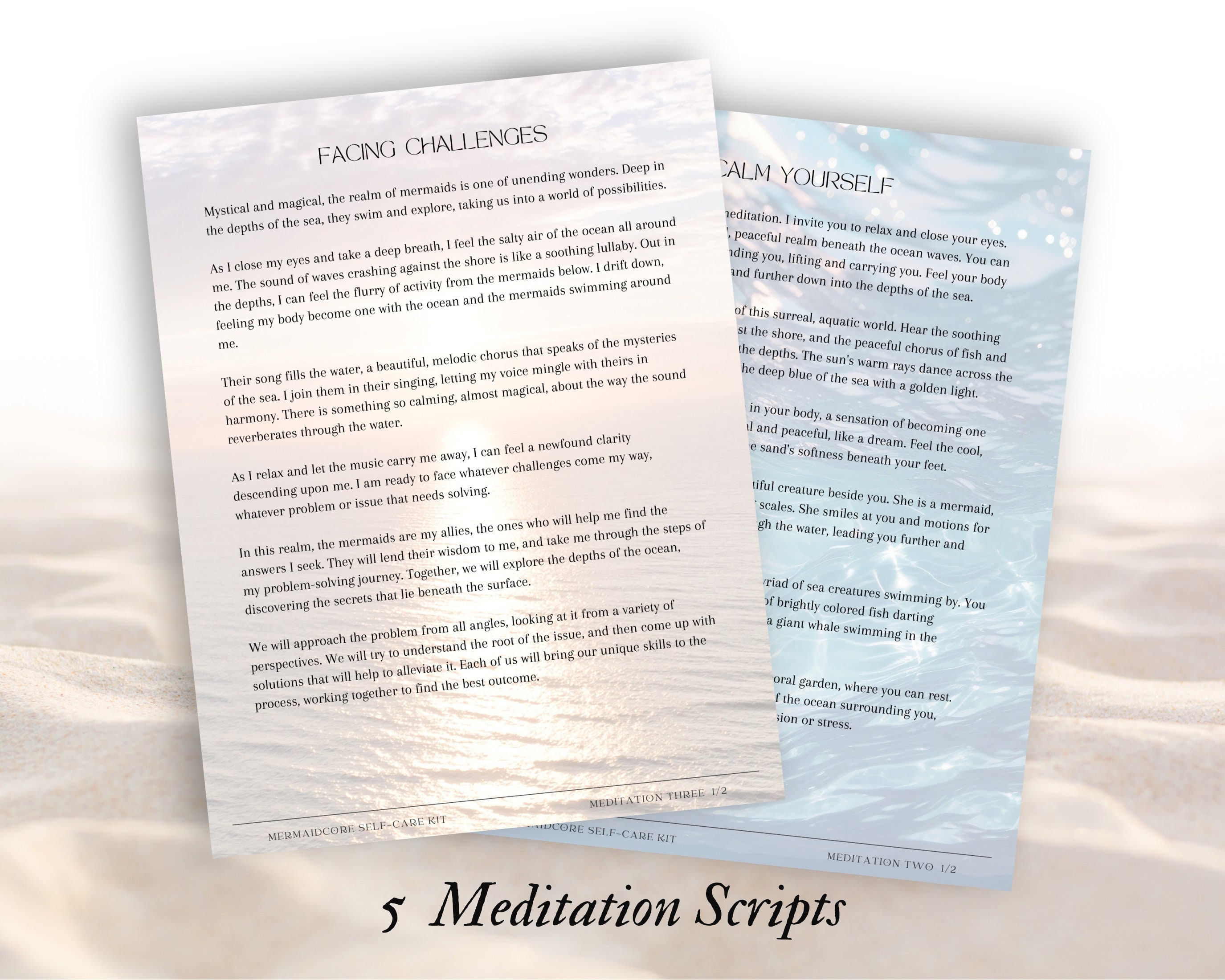 Printable Mermaidcore Self Care Kit for Women - Etsy