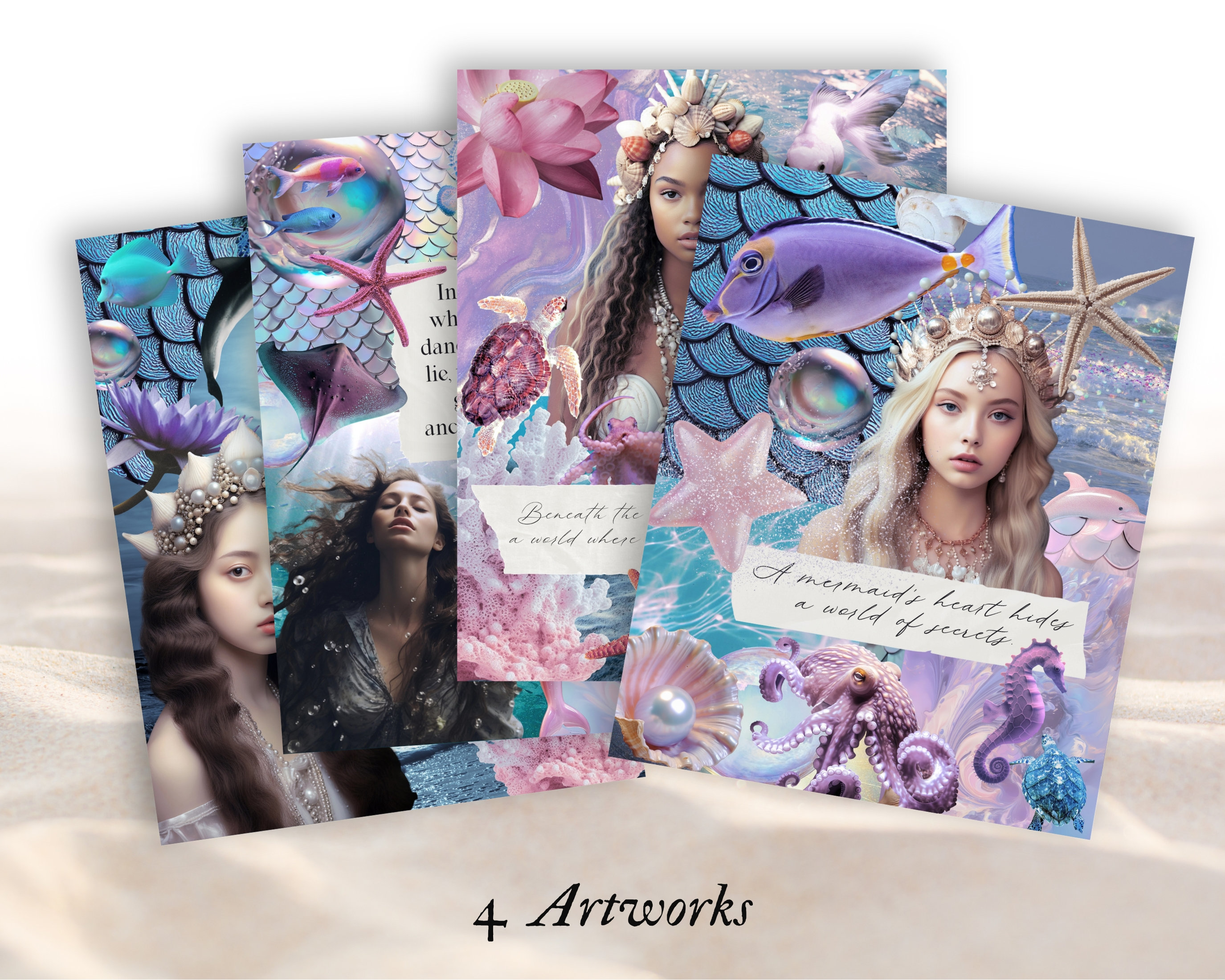 Printable Mermaidcore Self Care Kit for Women - Etsy