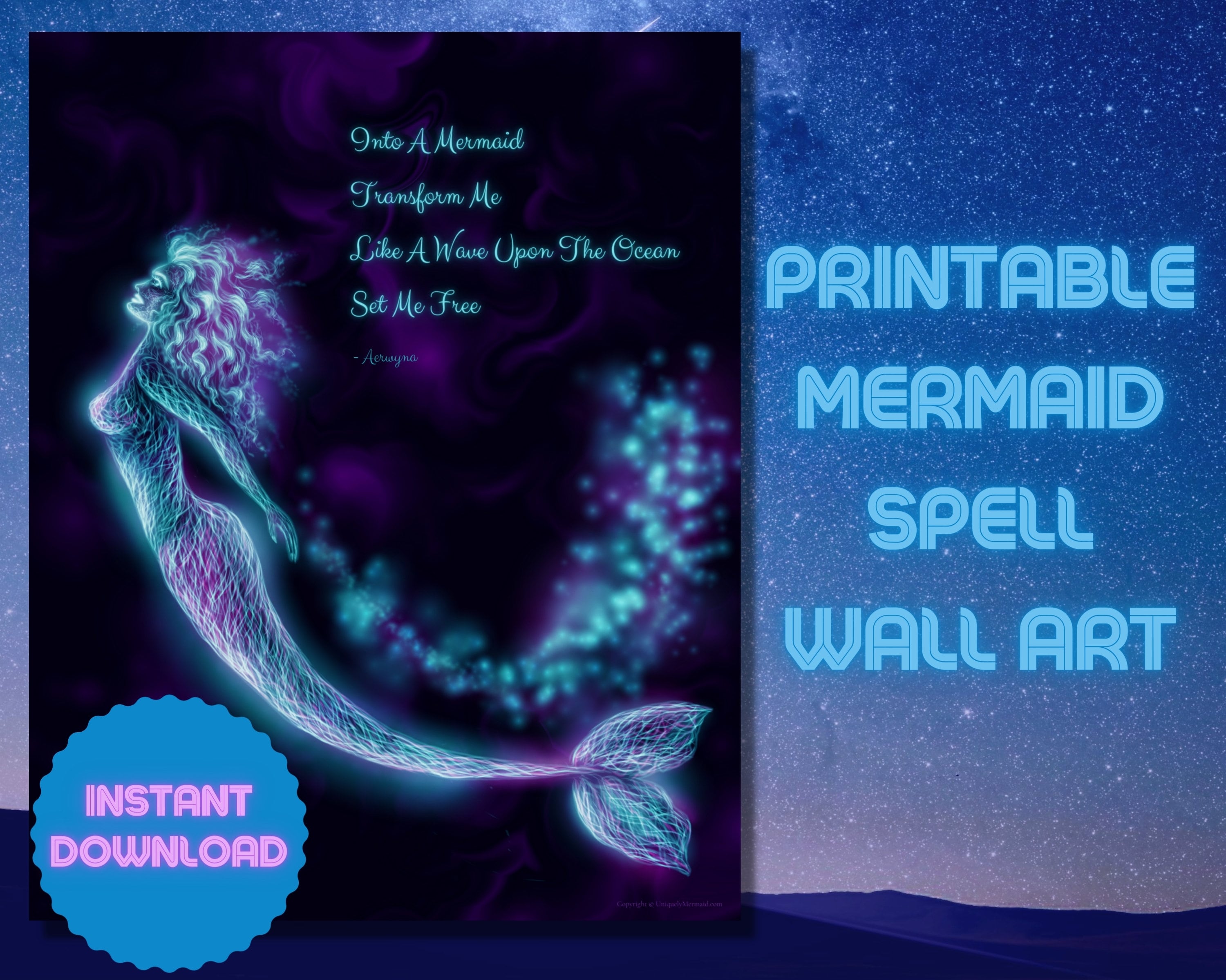 Mermaid Transformation Spell