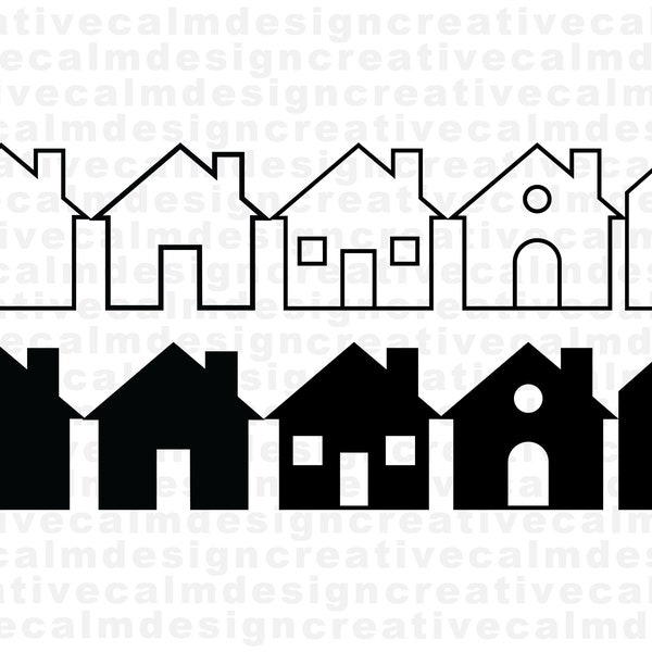 House Windows Svg - Etsy