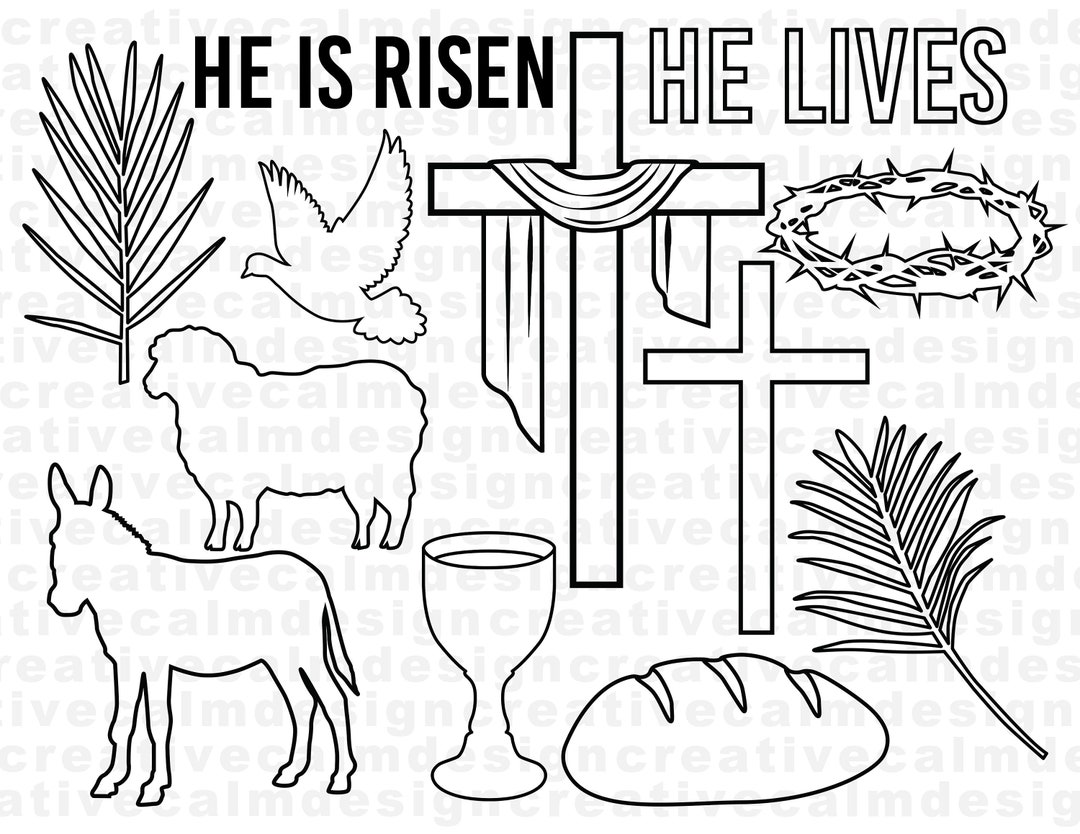 Easter Resurrection Svg Png Pdf Jpg Download - Etsy