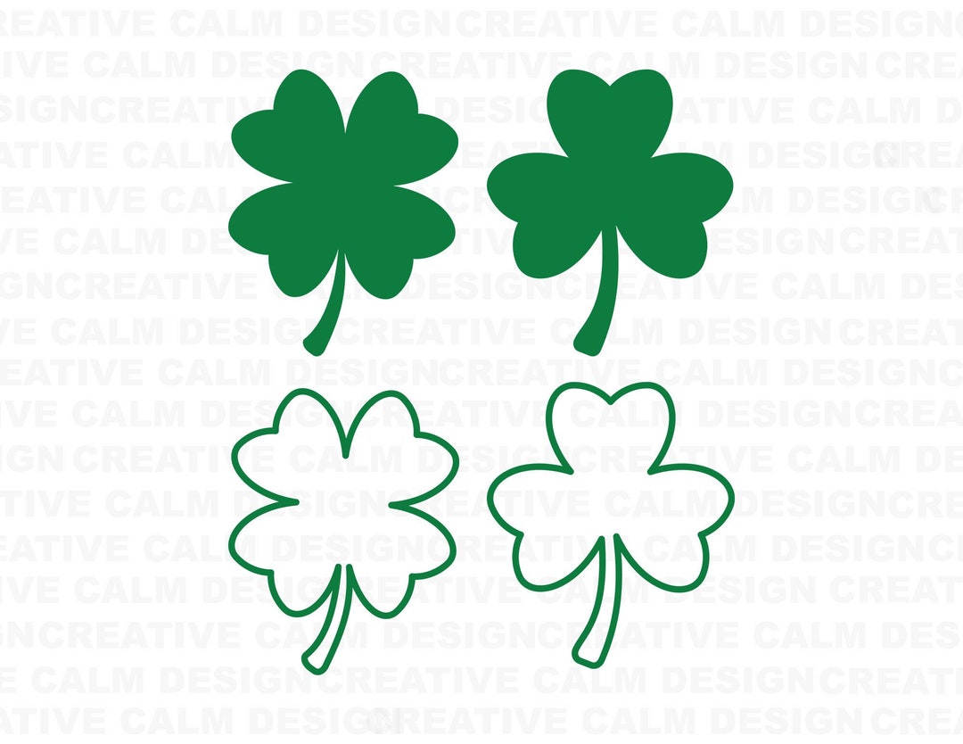 Clover Bundle SVG PNG JPG - Etsy