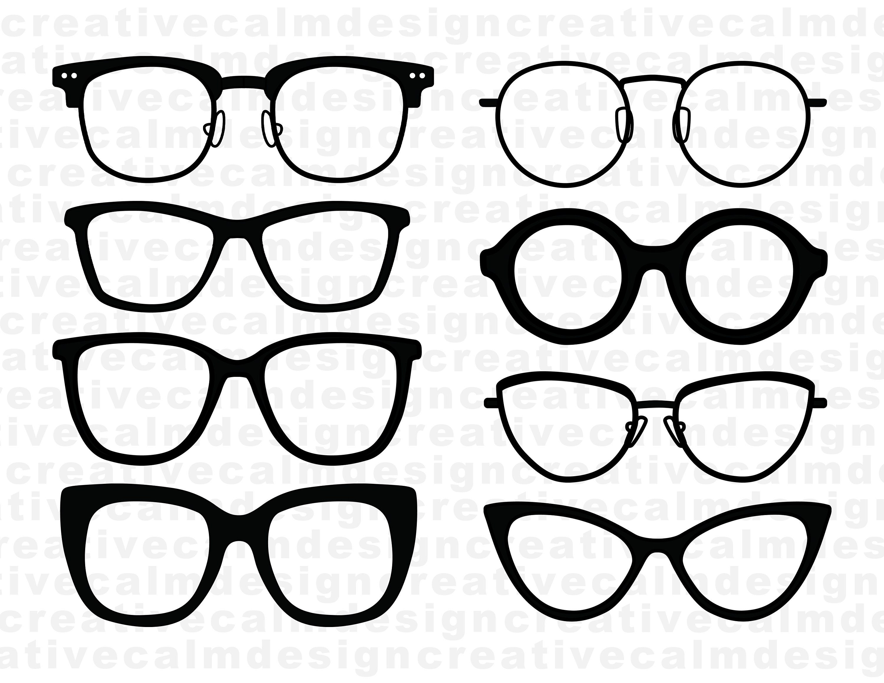 Eye Glasses Sticker - Etsy