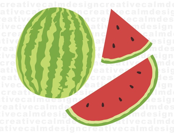 Watermelon Clip Art Pdf Png Jpg Digital Download | Etsy