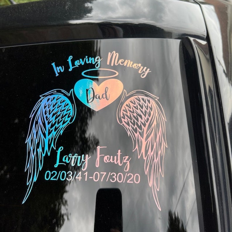 In Loving Memory Decal | Etsy