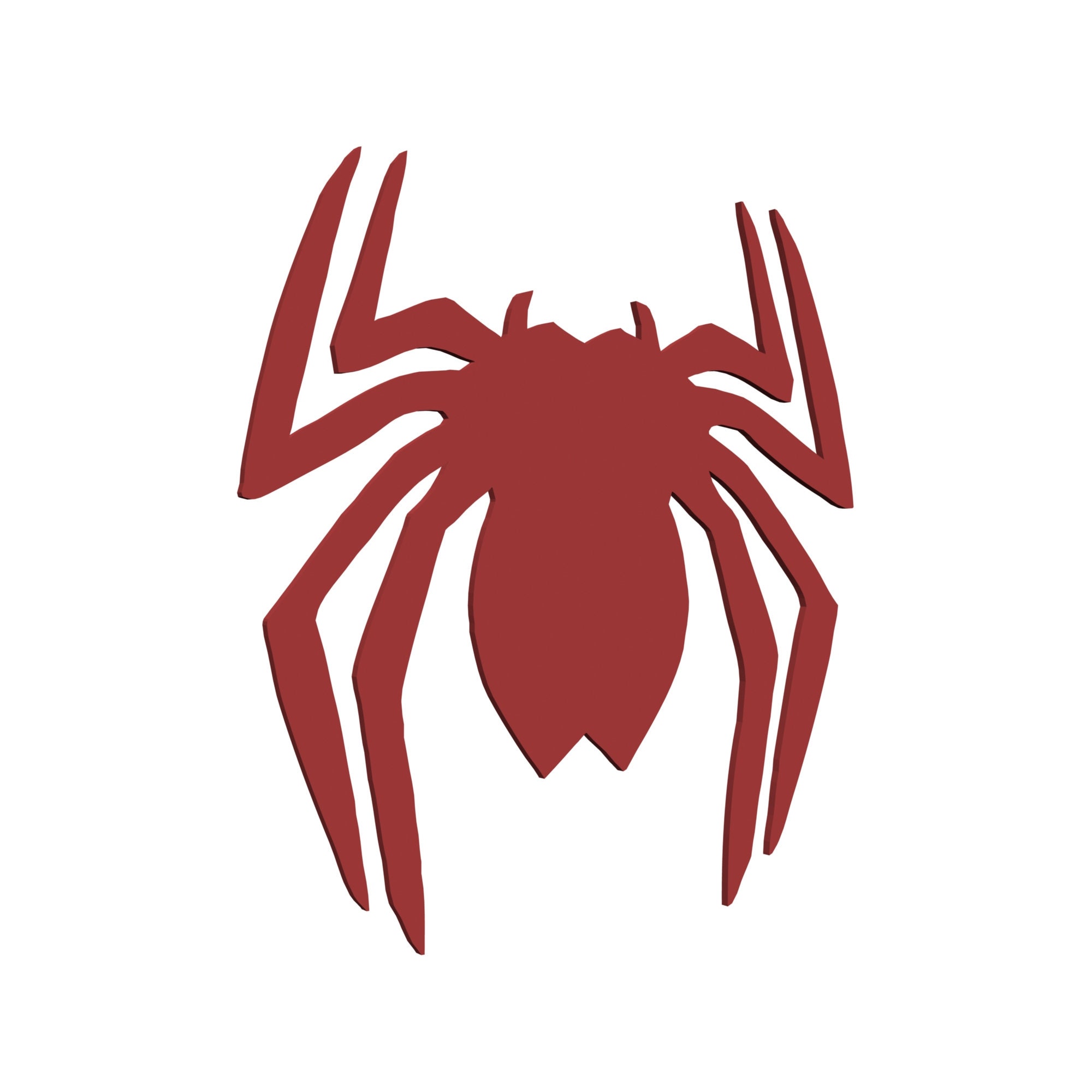 Spiderman Back Spider Logo