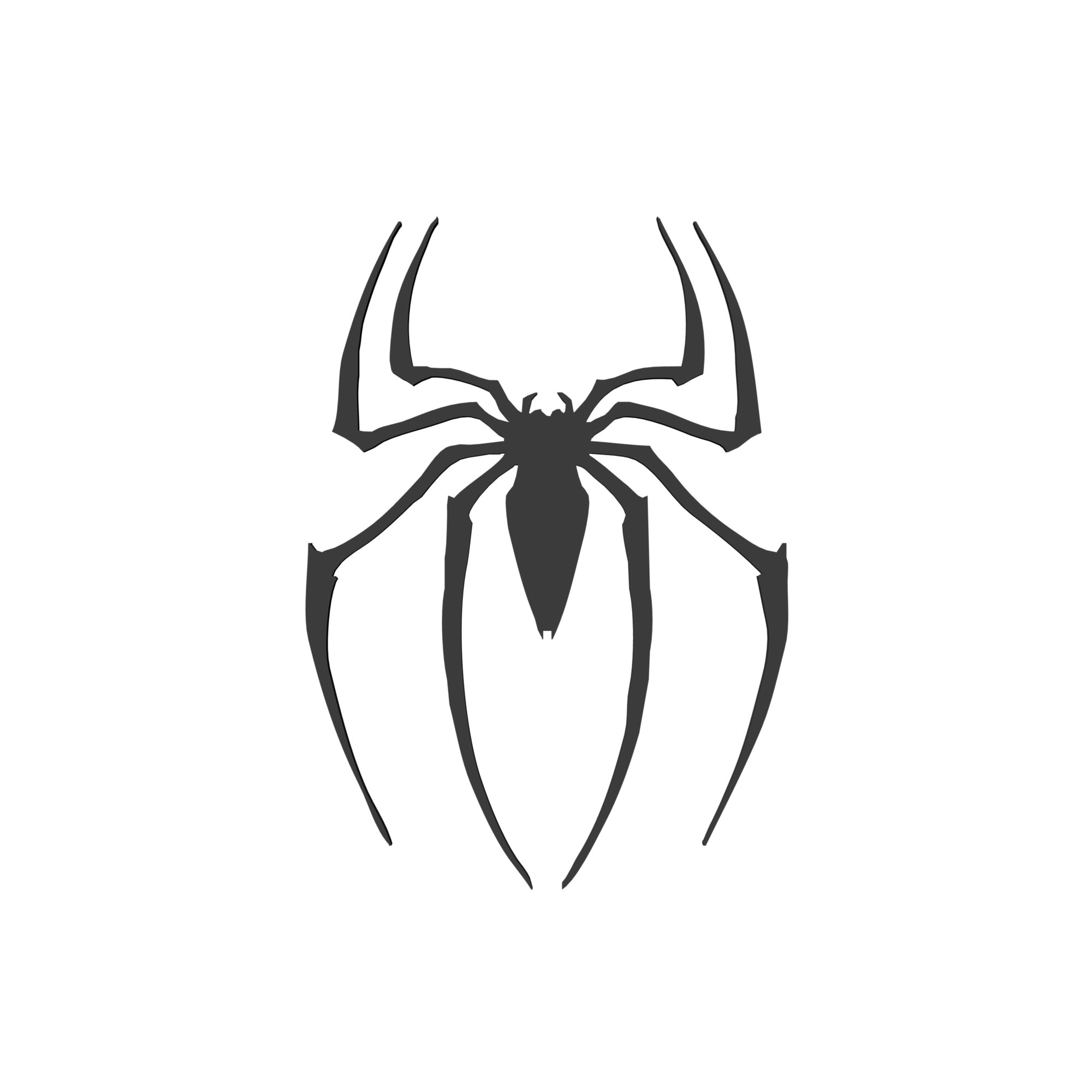 Spider-Man 3D Goma frontal Símbolo de araña Raimi Marvel MCU - Etsy España