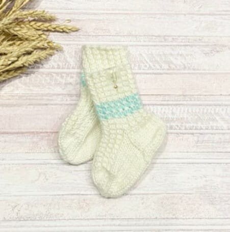 Baby Socks Knitting Pattern. PDF Instant Download Knit Tutorial - Etsy