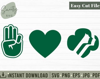 Peace Love Scout Svg | Etsy Israel