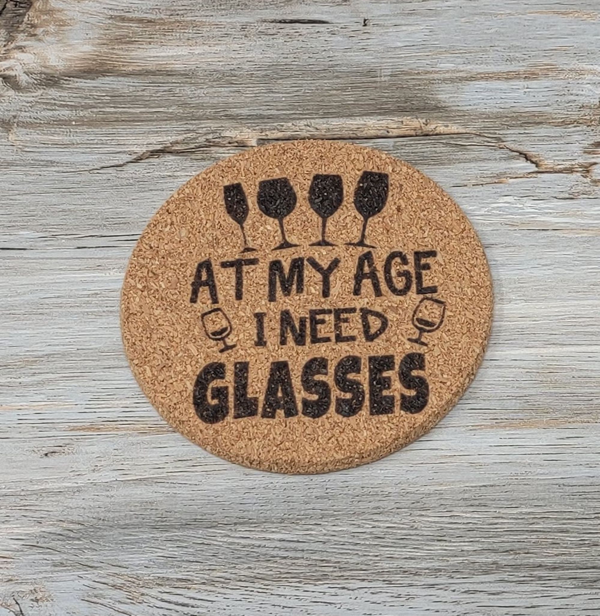 Engraved Cork Coaster Set - Etsy