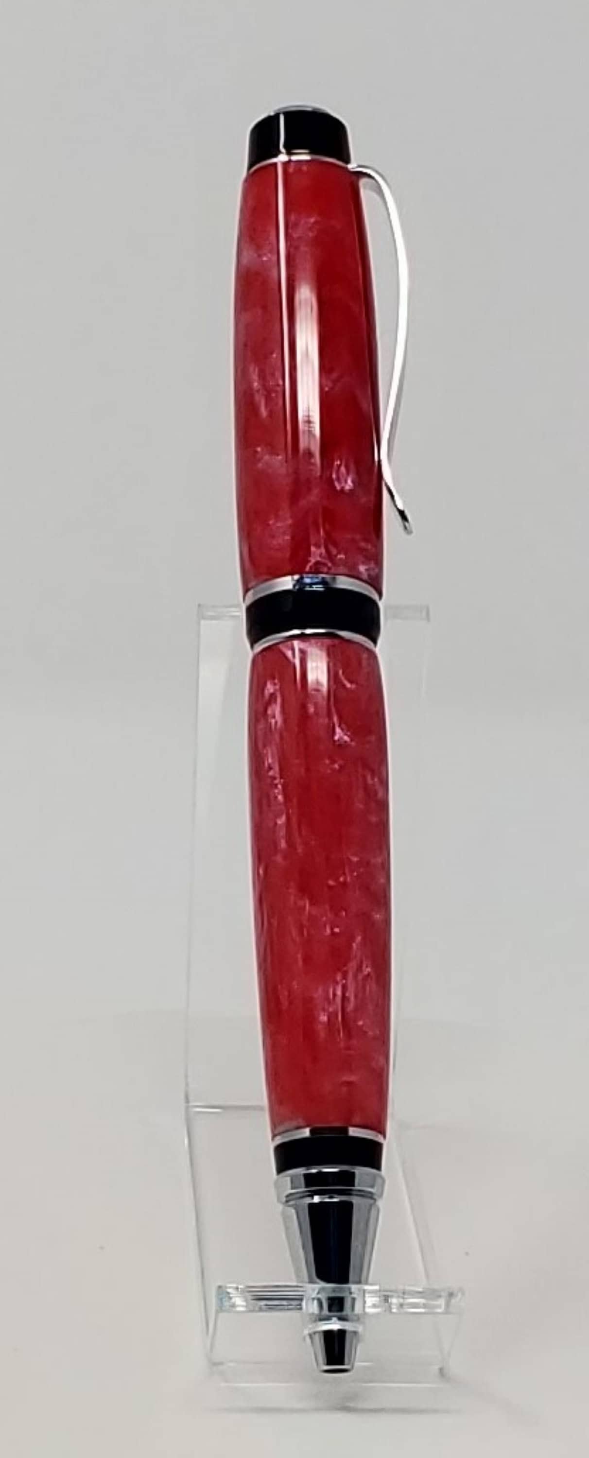 Pink Bubblegum Resin Hand Turned Cigar Chrome Pen - Etsy