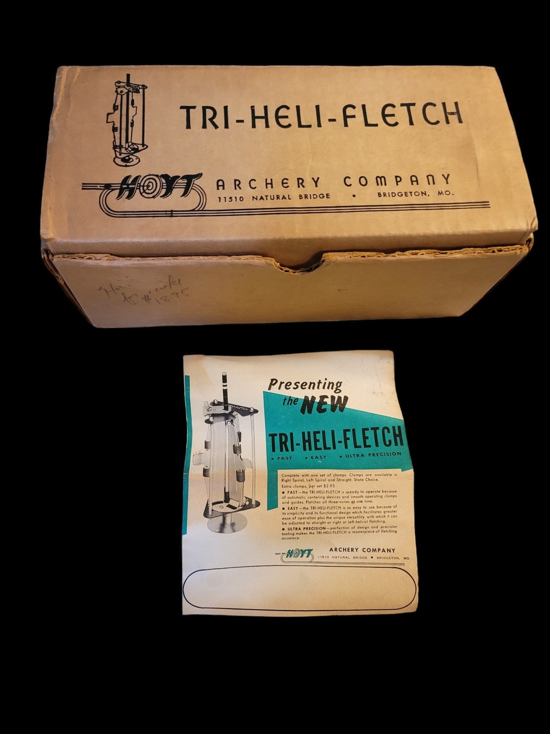VINTAGE Hoyt Archery Company Tri-heli-fletch Right Spiral - Etsy