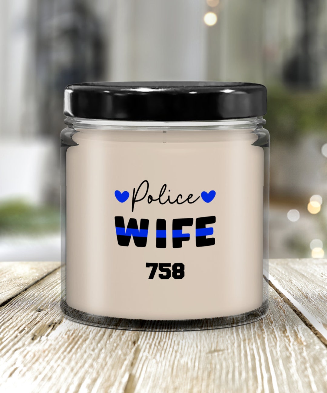 Police Wife Candle, Police Officer Candle Gift, Gift for Wife - Etsy