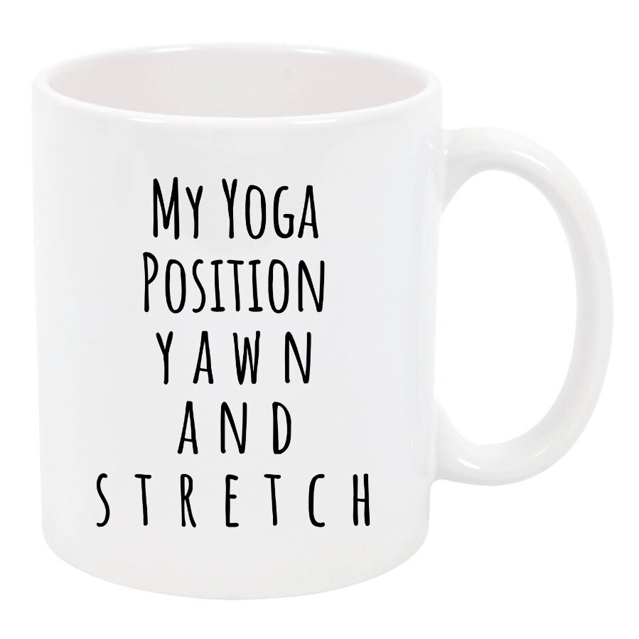 Yoga Coffee Mug, Yoga Teacher Gift, Mindfulness Gift - Etsy UK