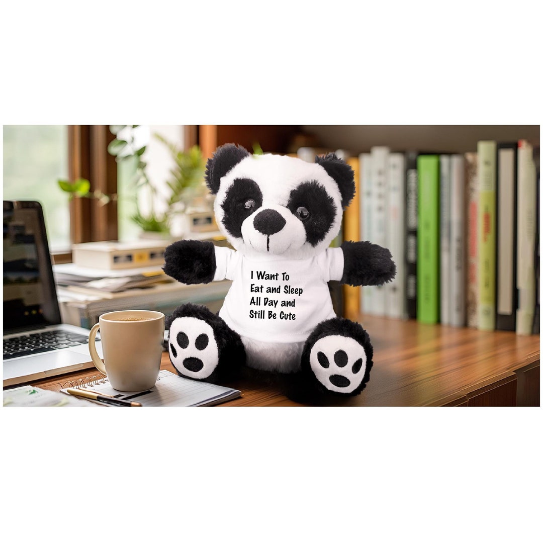Stuffed Panda Bear, Custom Stuffed Panda, Cute Plush Animal, Panda New ...