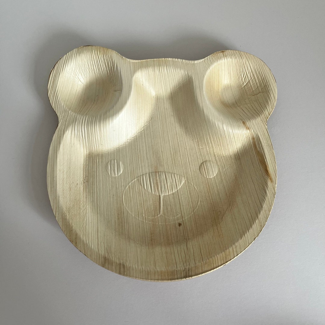 Teddy Palm Leaf Plate Edible Plate for Rabbits, Guinea Pigs and Small ...