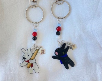 Gaspard and Lisa Keychain - Etsy